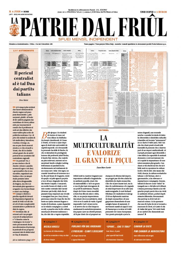 Jugn 2022 – La Patrie dal Friûl